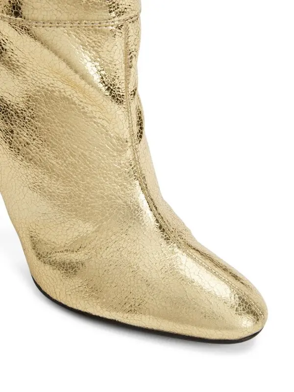 GIUSEPPE ZANOTTI 105mm Hattie Knee-high Boots - Gold