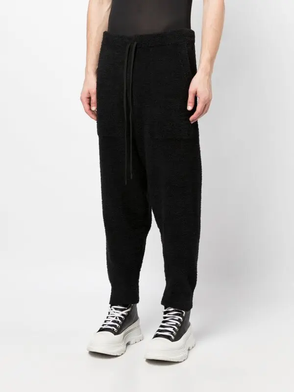 MASTERMIND WORLD Logo-print Fleece-texture Track Pants