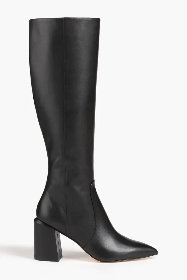 STUART WEITZMAN Avenue 85 Leather Knee Boots