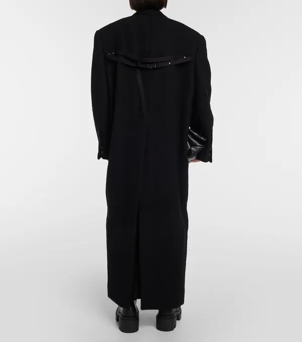 Rick Owens Oversized Virgin Wool Coat