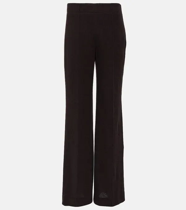 Chloé Wool And Cashmere Straight-leg Pants