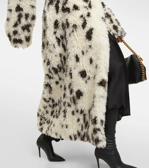 Stella McCartney Printed Teddy Coat