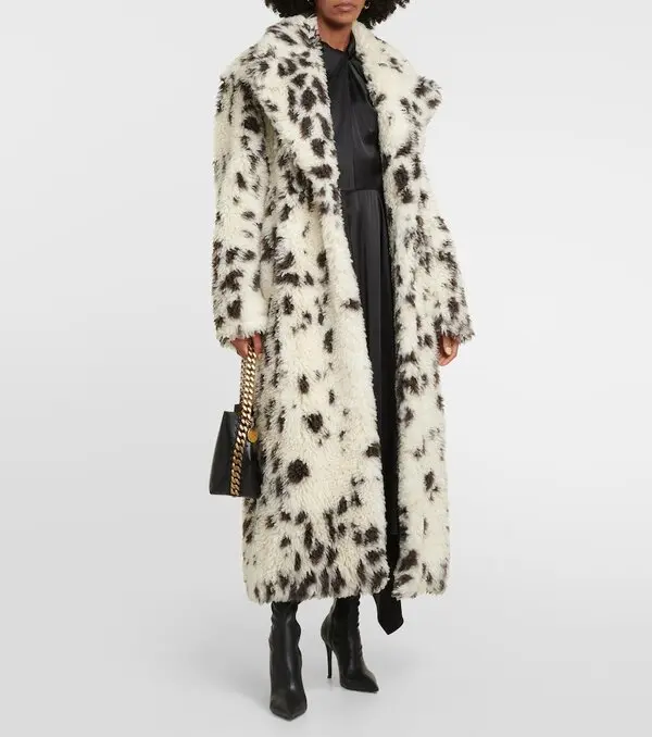 Stella McCartney Printed Teddy Coat