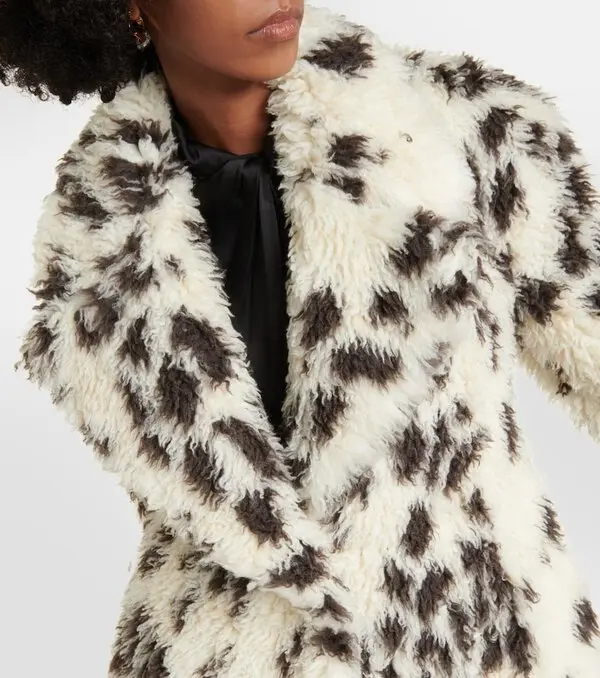 Stella McCartney Printed Teddy Coat