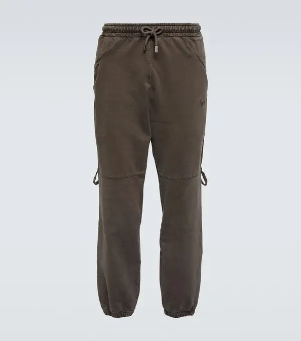 Jacquemus Le Jogging Camargue Cotton Fleece Sweatpants - Brown