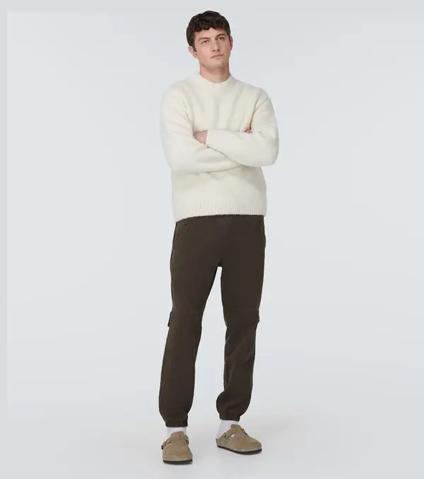 Jacquemus Le Jogging Camargue Cotton Fleece Sweatpants - Brown
