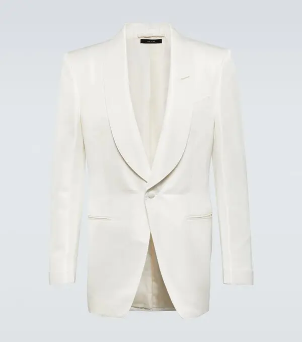 TOM FORD Shelton Silk-blend Blazer