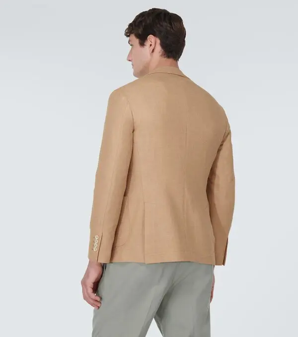 Brunello Cucinelli Wool, Cashmere, And Silk Twill Blazer