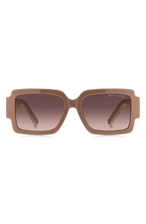 Marc Jacobs 55mm Gradient Rectangle Sunglasses