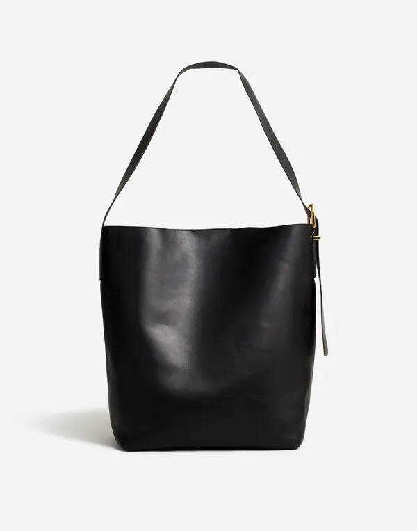 Madewell The Essential Bucket Tote True Black Editorialist