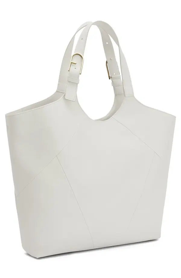 Furla Flow Extra Large Tote - Marshmallow