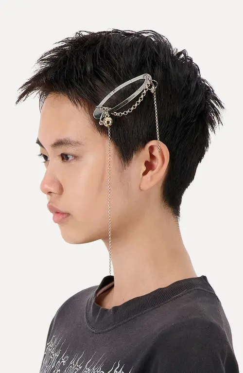 JUSTINE CLENQUET Rachel Chain Hair Clip