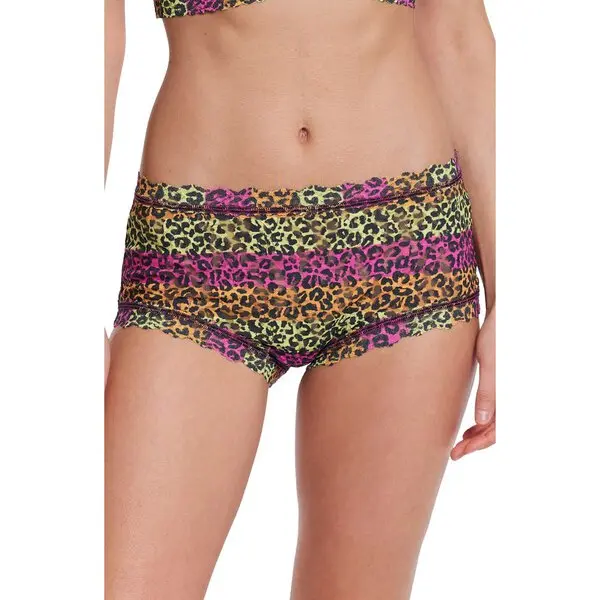 Hanky Panky Floral High Waist Briefs - Its Electric