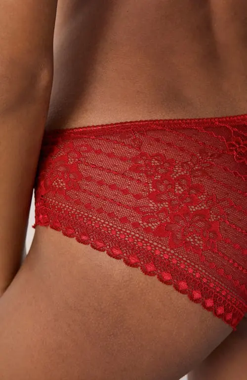 ETAM Panama Lace Briefs - Cardinal