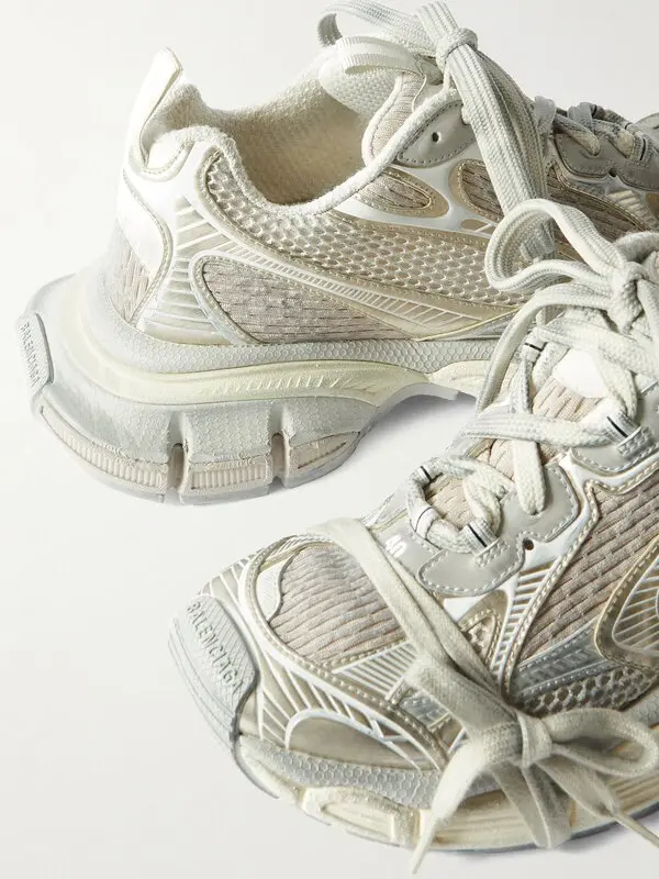 Balenciaga 3xl Mesh And Rubber Sneakers