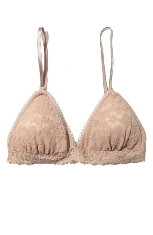 Hanky Panky Daily Lace™ Padded Triangle Bralette - Taupe