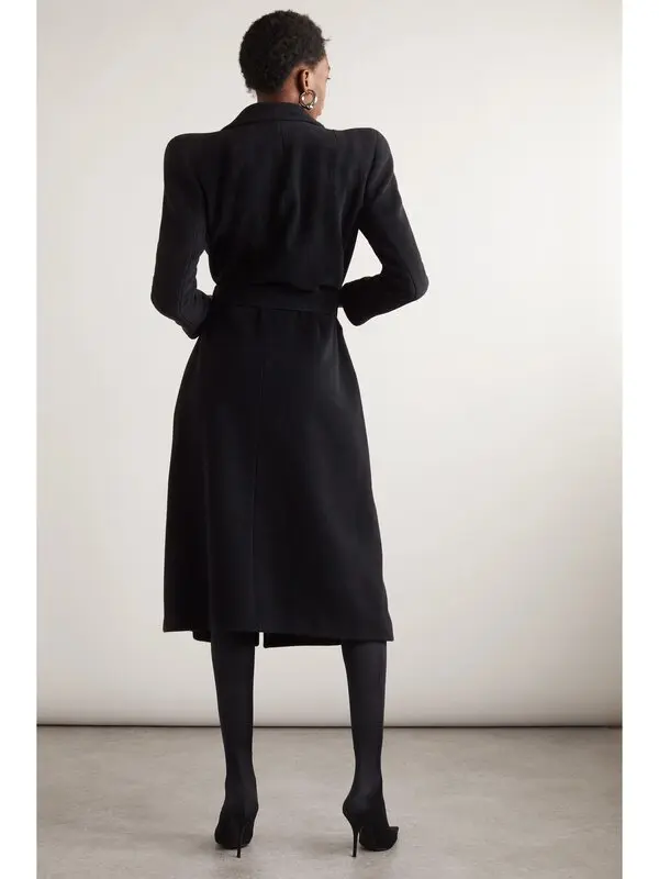 Balenciaga Belted Cashmere-blend Coat