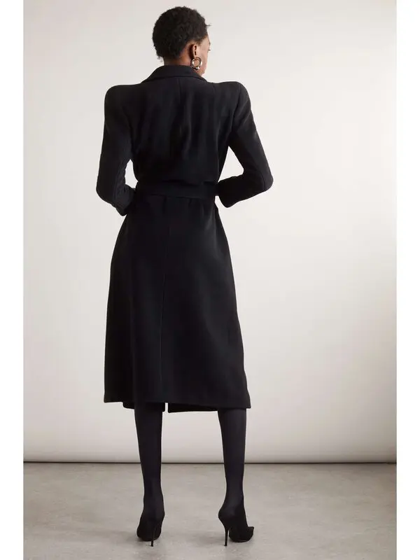 Balenciaga Belted Cashmere-blend Coat