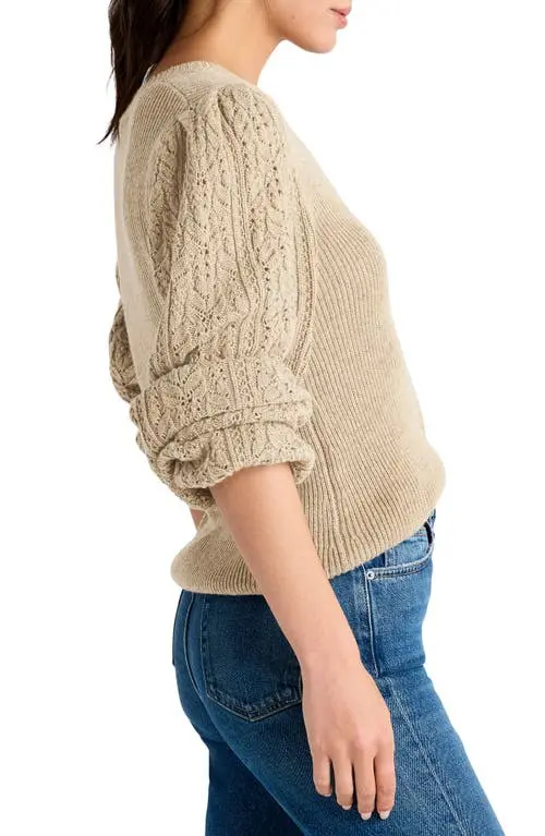 Splendid Phoebe Pointelle Sweater