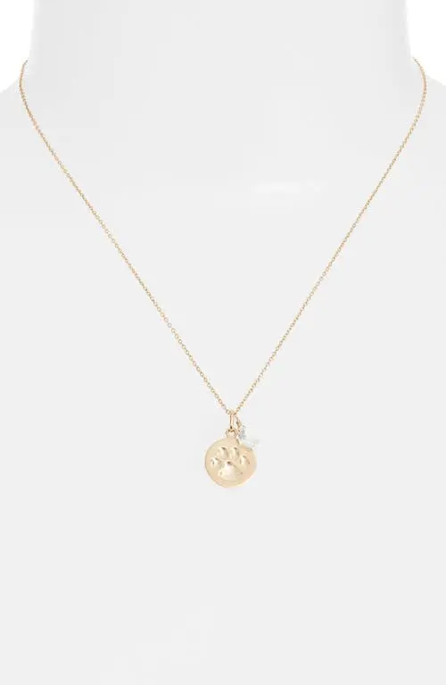 Anzie Paw Pendant Necklace