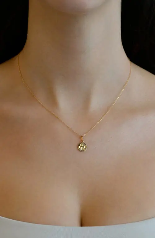 Anzie Paw Pendant Necklace