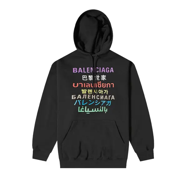 Balenciaga Languages Popover Hoodie