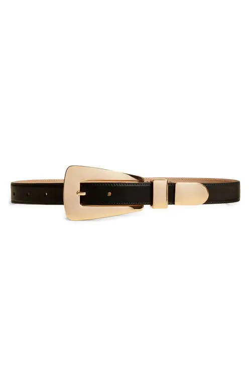 Khaite Lucca Leather Belt - Black