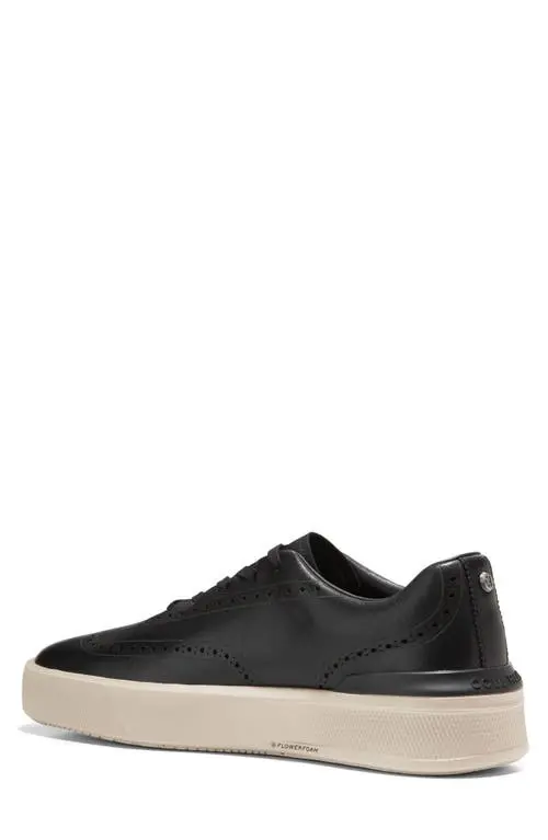 Cole Haan Grandpro Crew Wingtip Sneaker - Black/birch