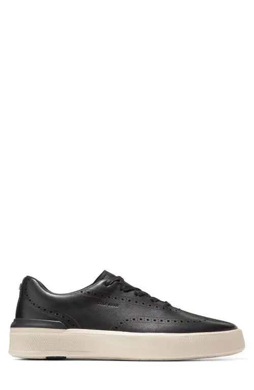 Cole Haan Grandpro Crew Wingtip Sneaker - Black/birch
