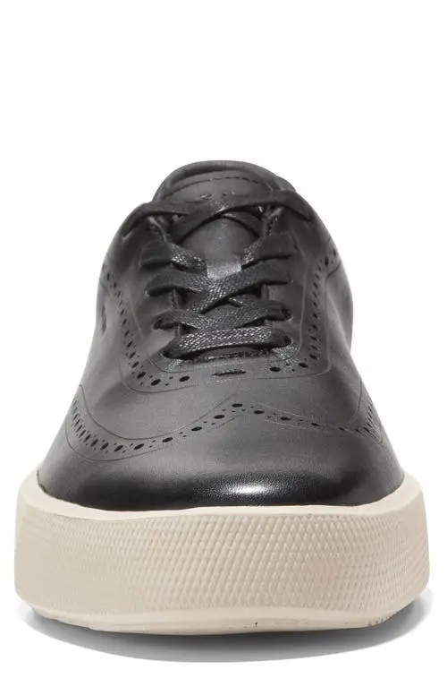 Cole Haan Grandpro Crew Wingtip Sneaker - Black/birch