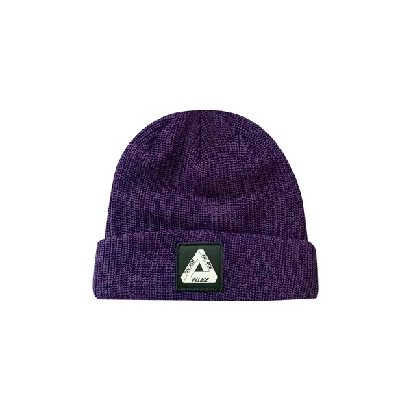PALACE Tri-ferg Patch Beanie - Purple