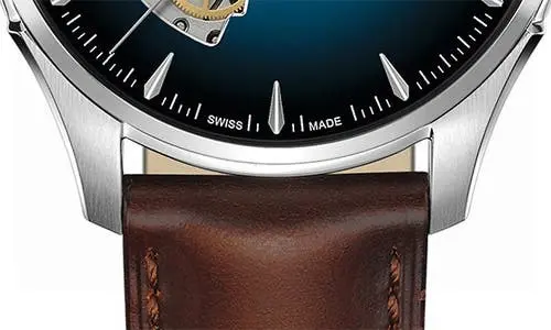 Hamilton Jazzmaster Open Heart Strap Watch