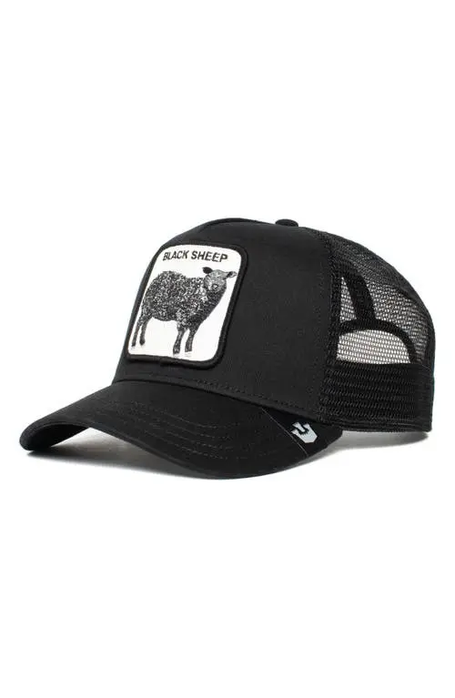 GOORIN BROS The Sheep Patch Trucker Hat - Black
