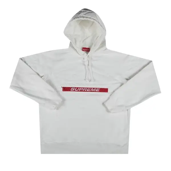 Supreme Zip Pouch Hooded Sweatshirt - White