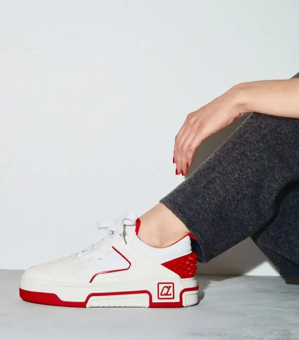 CHRISTIAN LOUBOUTIN Astroloubi Donna Leather Sneakers