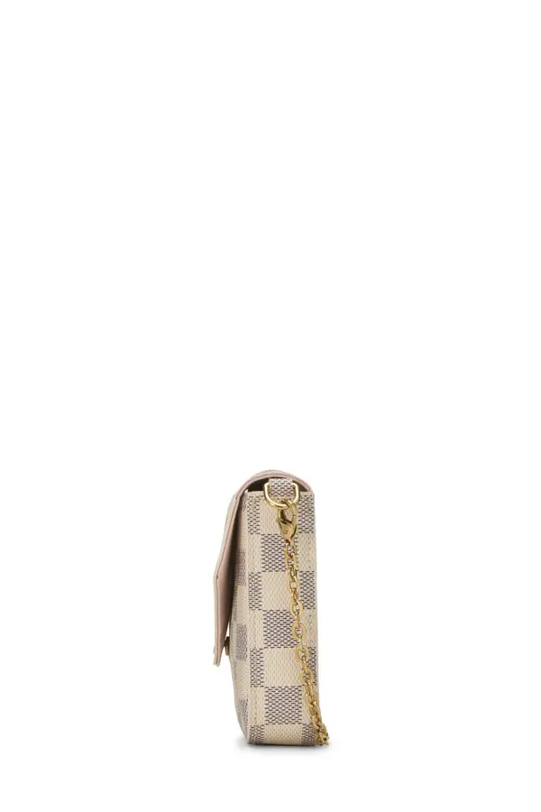 LOUIS VUITTON Damier Azur Felicie