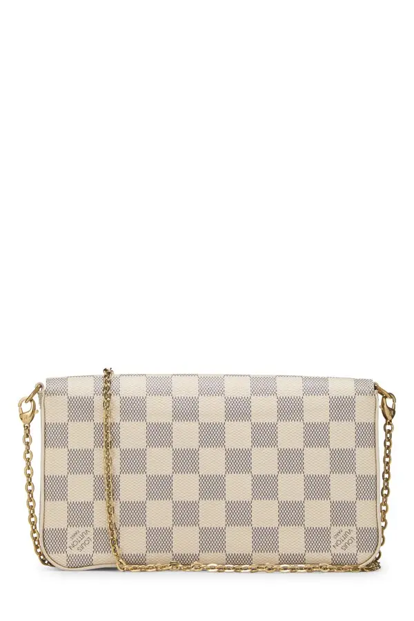 LOUIS VUITTON Damier Azur Felicie