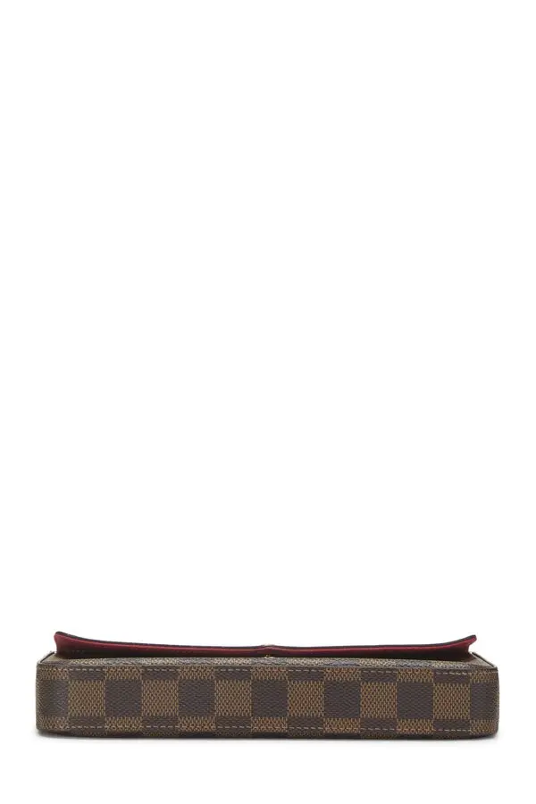 LOUIS VUITTON Damier Ebene Felicie - Brown