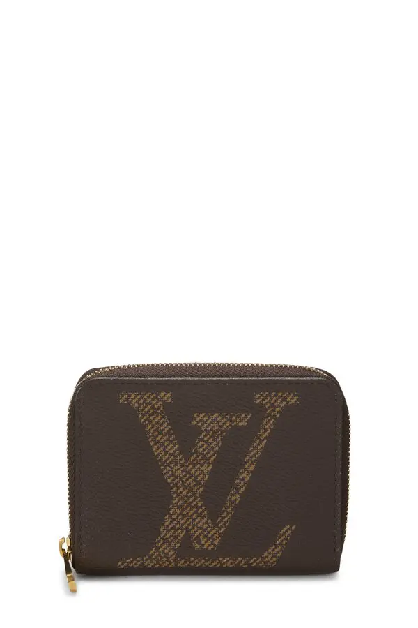 LOUIS VUITTON Monogram Giant Zippy Coin Purse - Brown