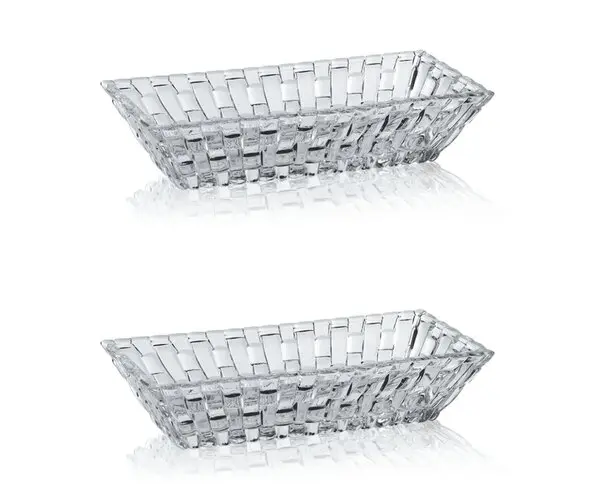 NACHTMANN Bossa Nova Rectangular Bowls, Set Of 2