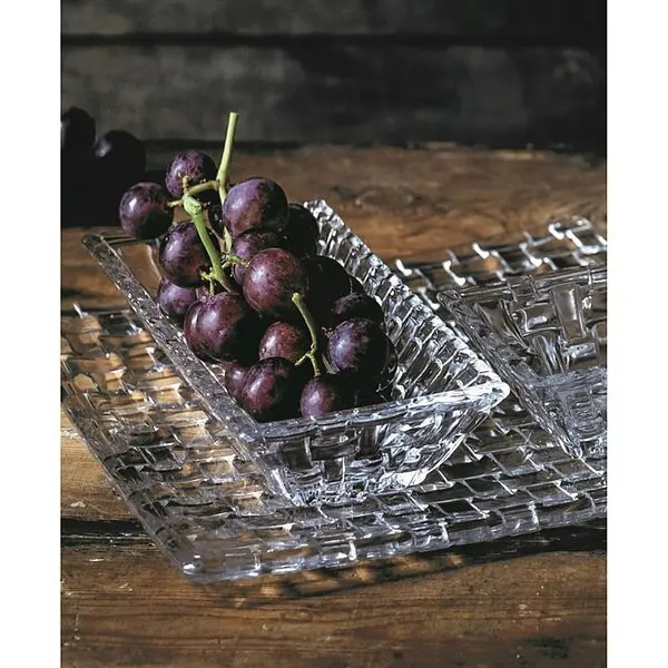 NACHTMANN Bossa Nova Rectangular Bowls, Set Of 2 - Clear