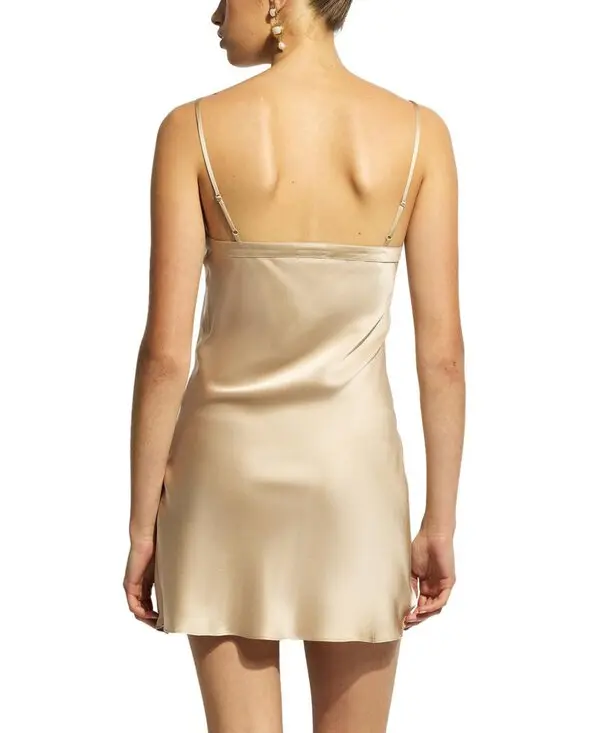 Ginia Silk Chemise - Mink