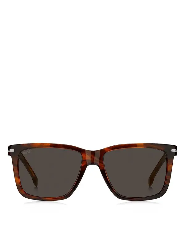 Hugo Boss Boss Square Sunglasses - Havana/brown Solid