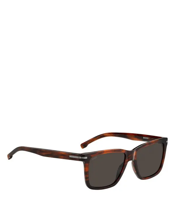 Hugo Boss Boss Square Sunglasses - Havana/brown Solid