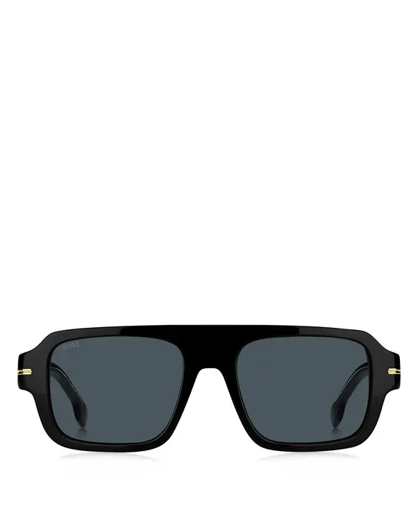 Hugo Boss Boss Flat Top Sunglasses, 53mm