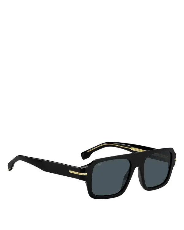 Hugo Boss Boss Flat Top Sunglasses, 53mm