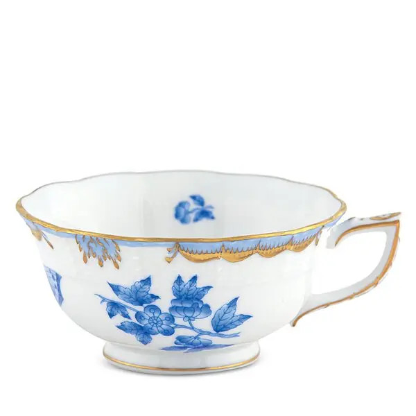 HEREND Porcelain Tea Cup - Blue