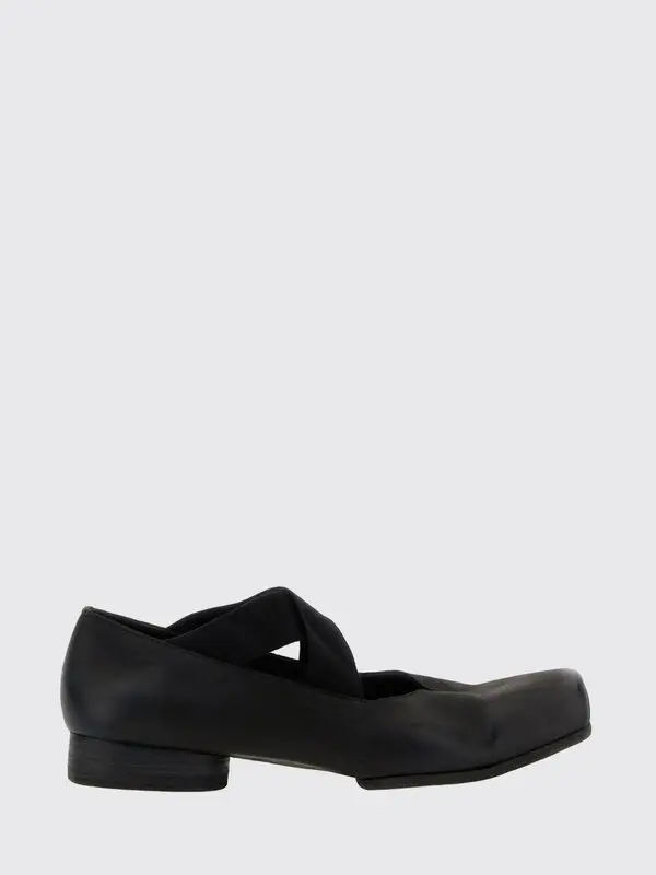 UMA WANG Leather Ballet Flats - Black