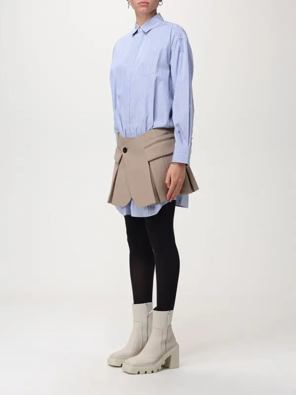 Sacai Pleated Skirt - Blue