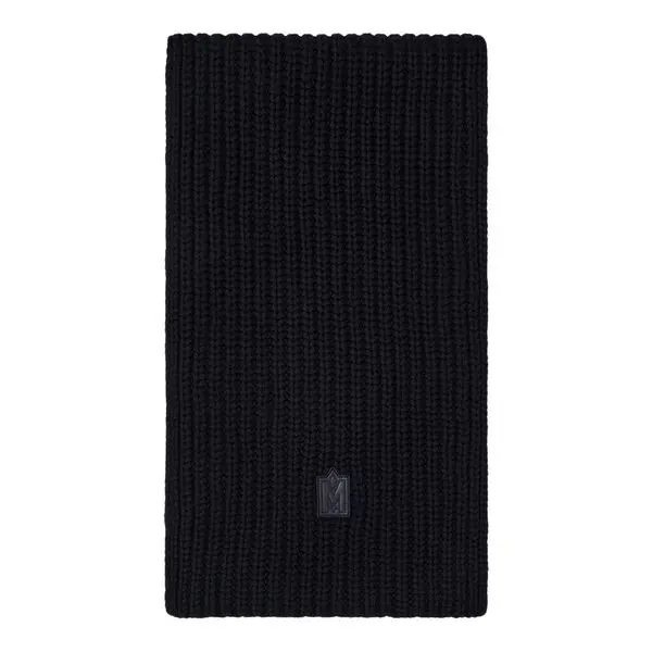 Mackage Nell Rectangular Merino Wool Scarf - Black